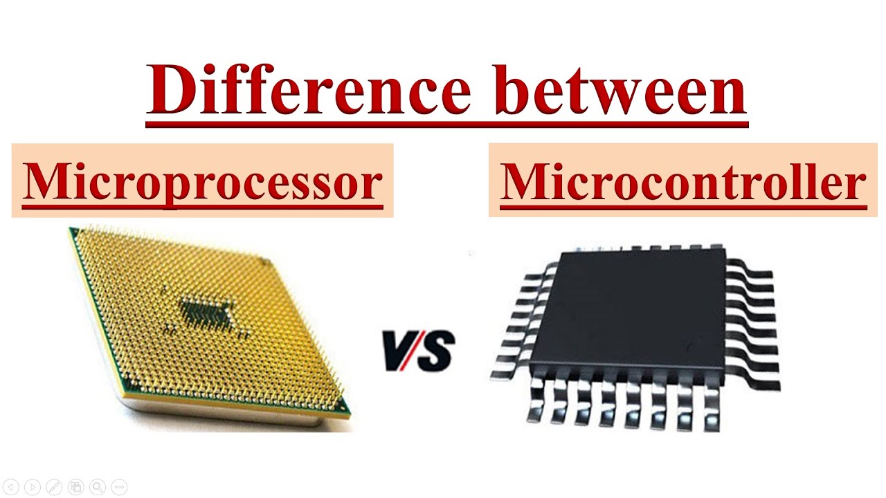 Differences Between Microprocessor And Microcontroller Youtube