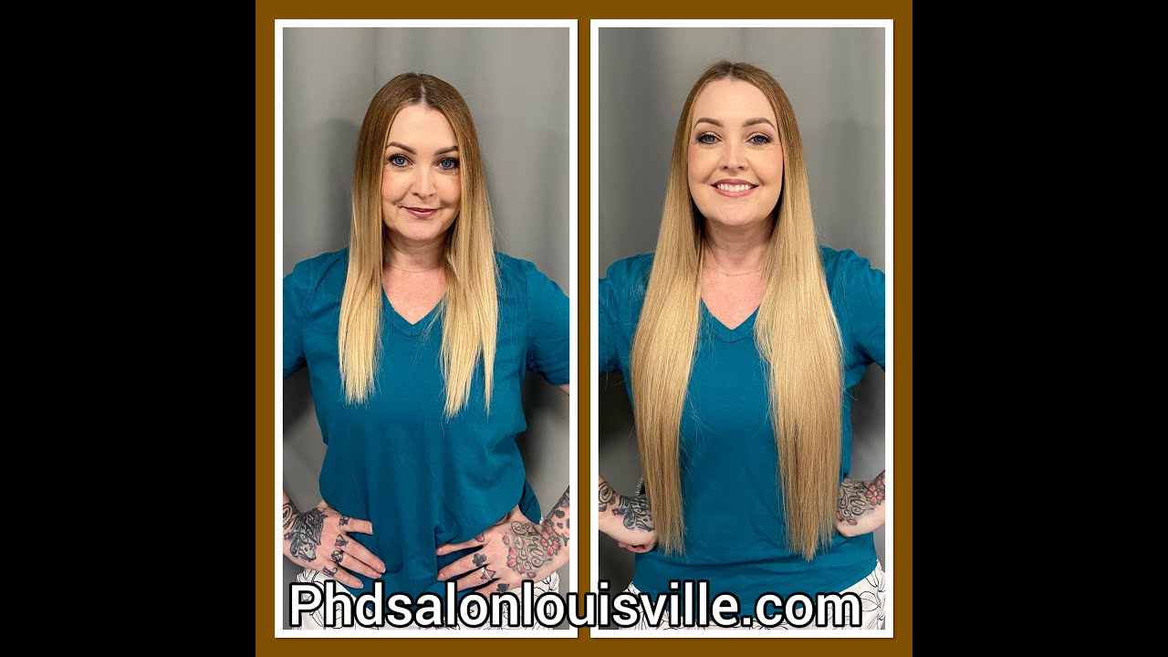 New Lush Luxury Tape In Hair Extensions By Hotheads Youtube