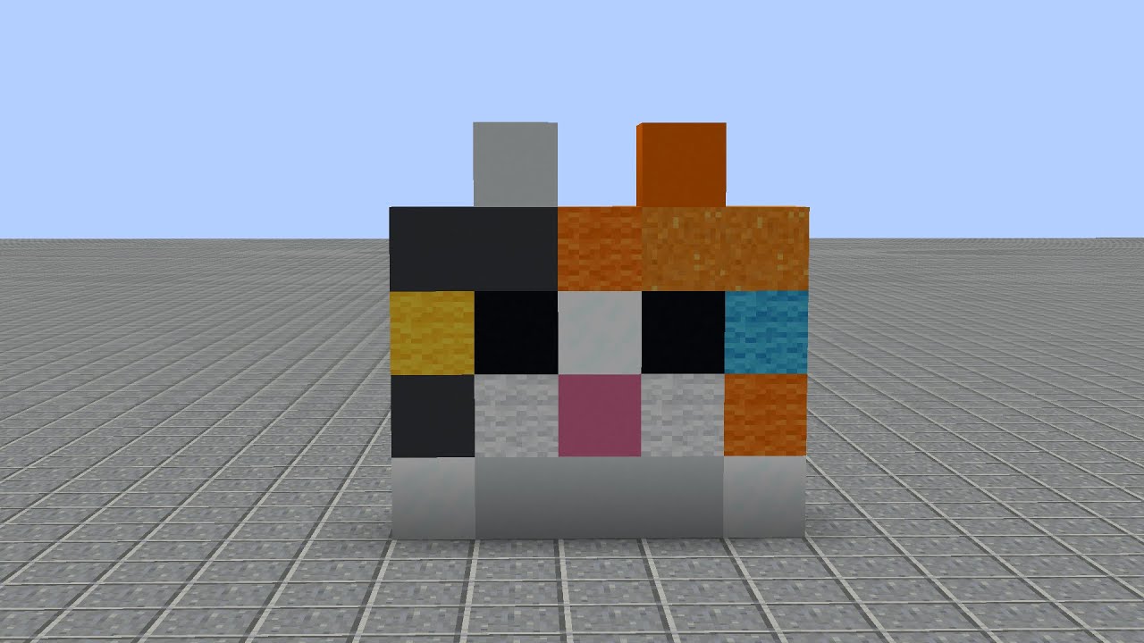Cat Minecraft Face