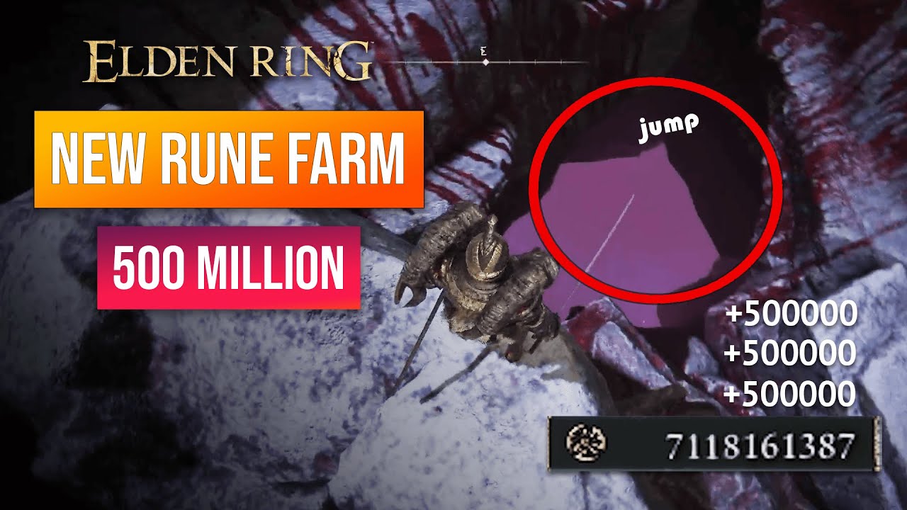 Elden Ring Rune Farm 500 Million Runes In Minutes Youtube