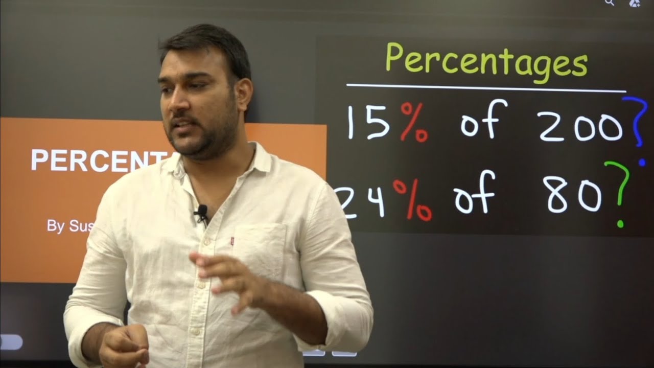 Percentage Class 1 Youtube