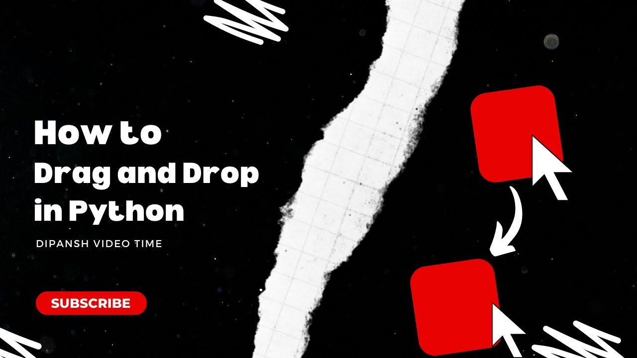 Drag And Drop In Python Youtube