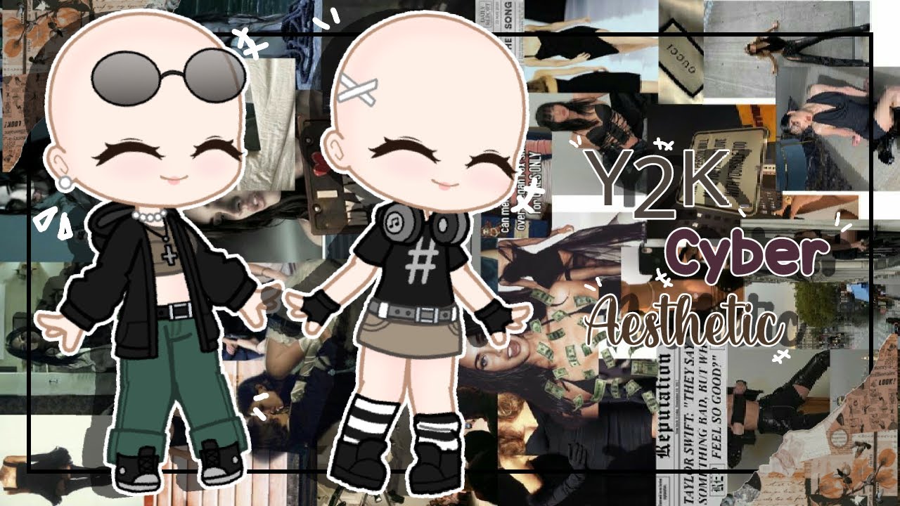 тщбтшбy2k Cyber Aesthetic Outfit Ideas Gacha Club Inspo тшбтщб Youtube
