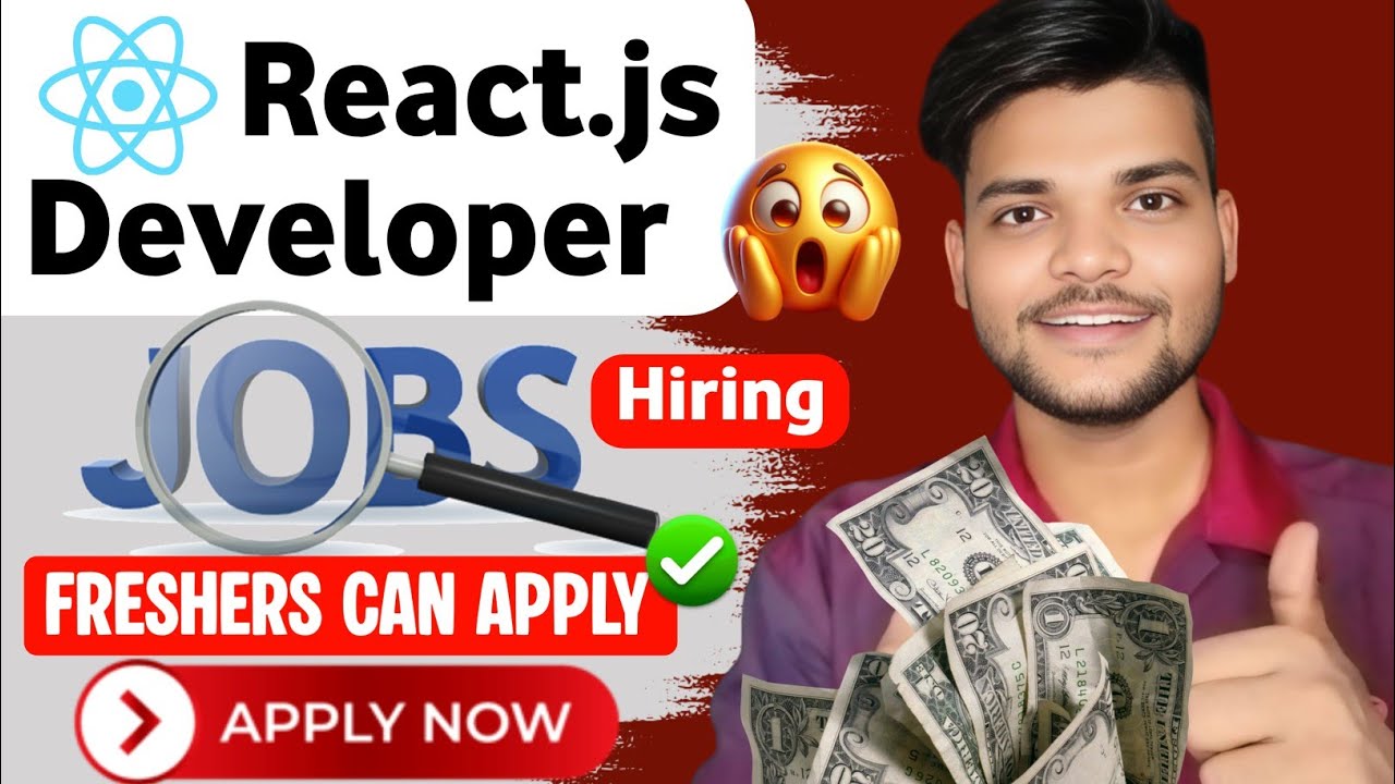 рџ ґreact Developer Hiring 2025 React Js Developer Jobs 2025 Freshers