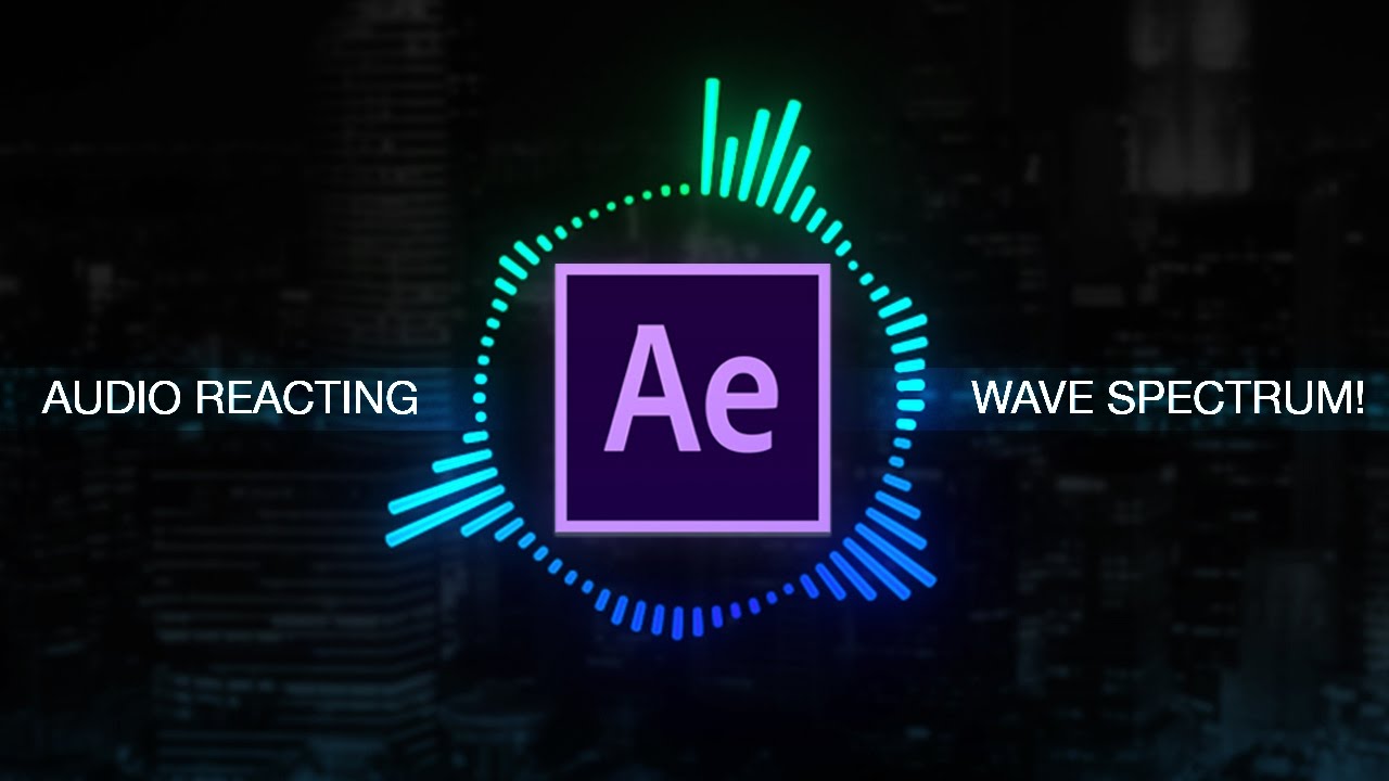 How To Create Reactive Audio Spectrum Waveform Effects In Adobe After