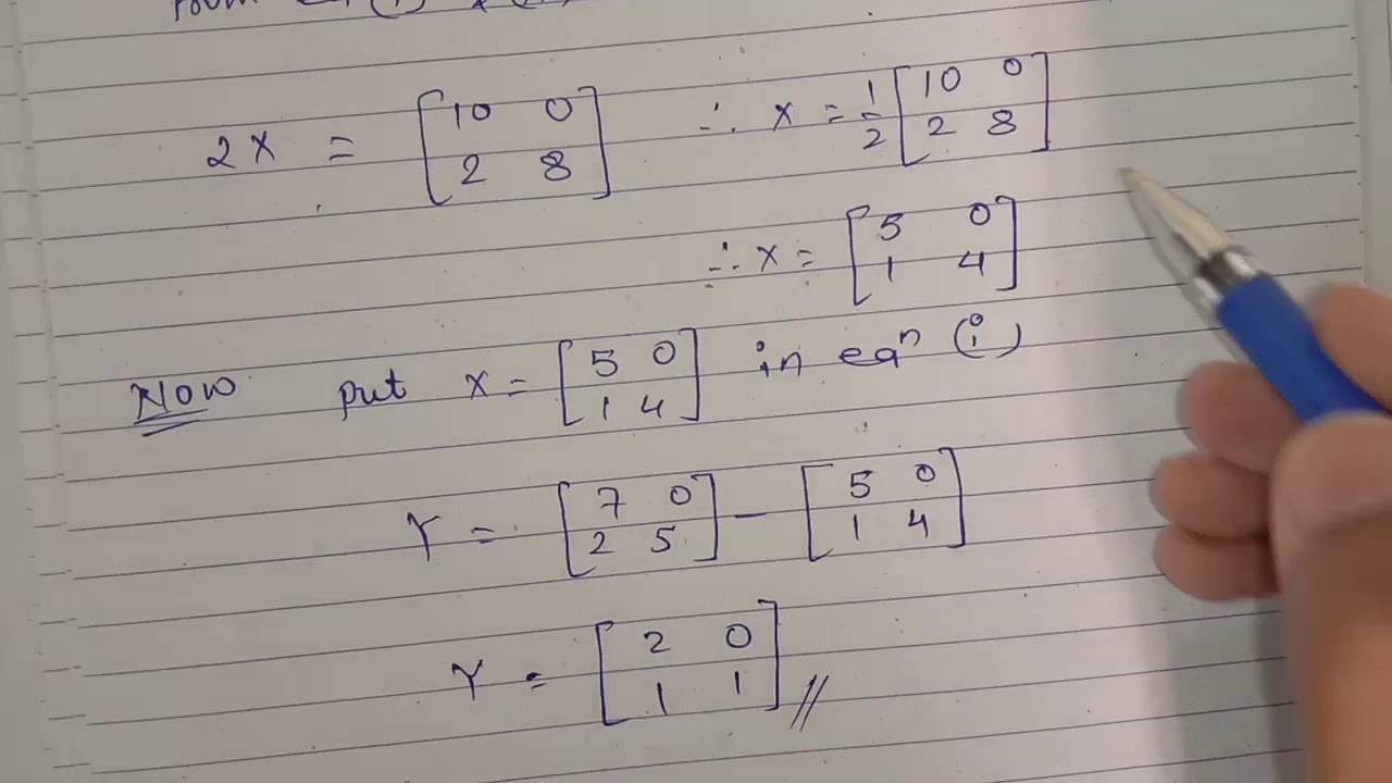 Matrices Youtube