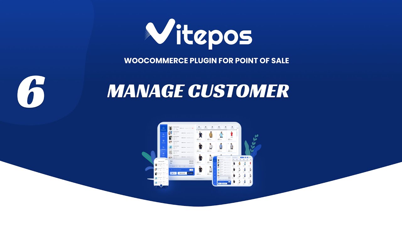 Vitepos Customer Manage Add Edit Delete Youtube