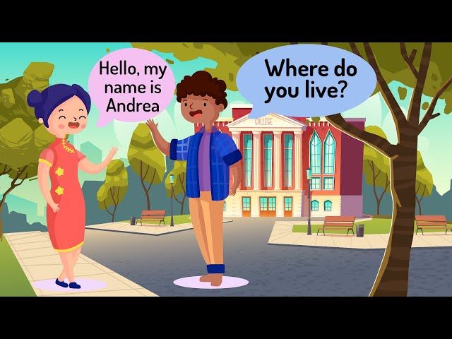 Meeting New Friends Making Introdu English Esl Video Lessons