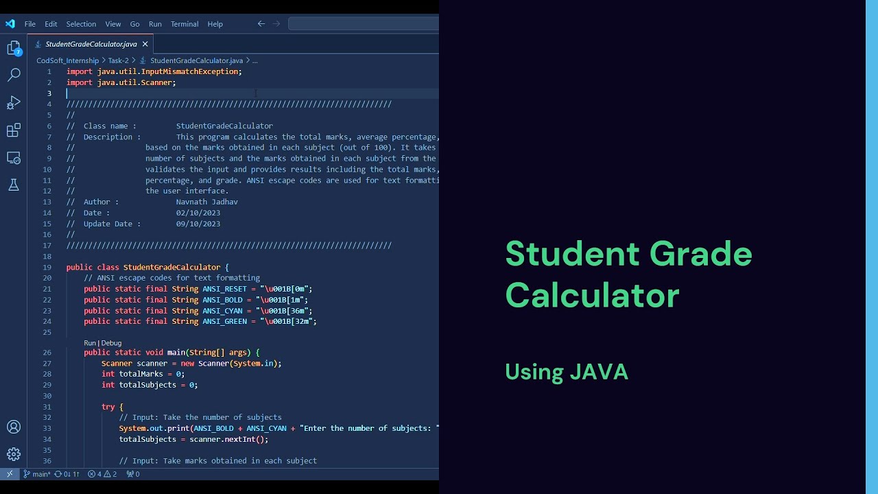 Final Grade Calculator Java At Amy Heyer Blog