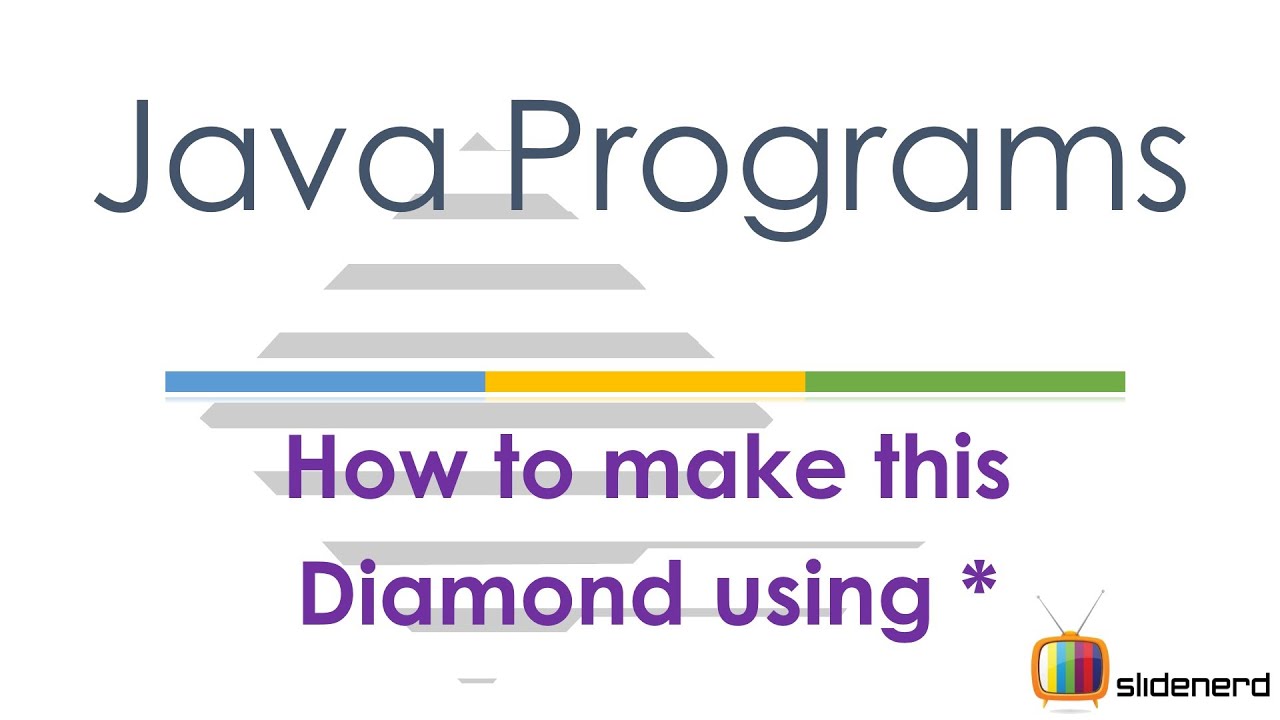 61 Java Patterns The Diamond Part 1 Youtube