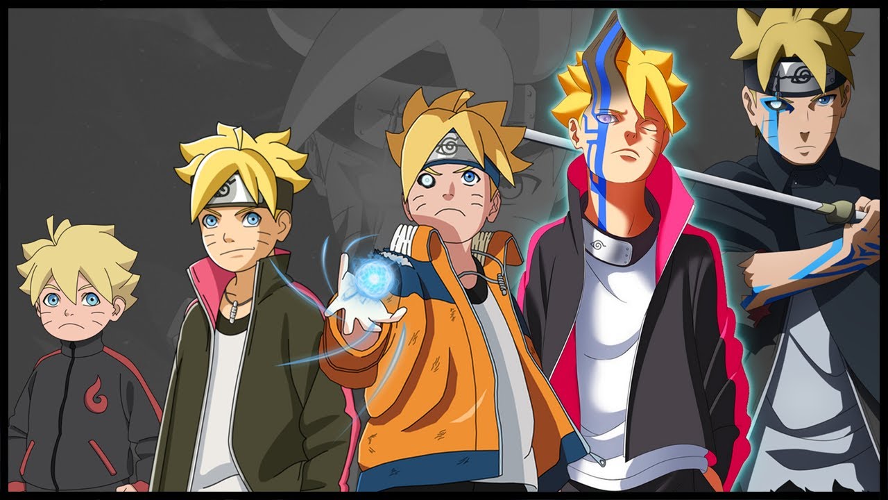 Boruto Evolution All Forms Mnb Anime Youtube
