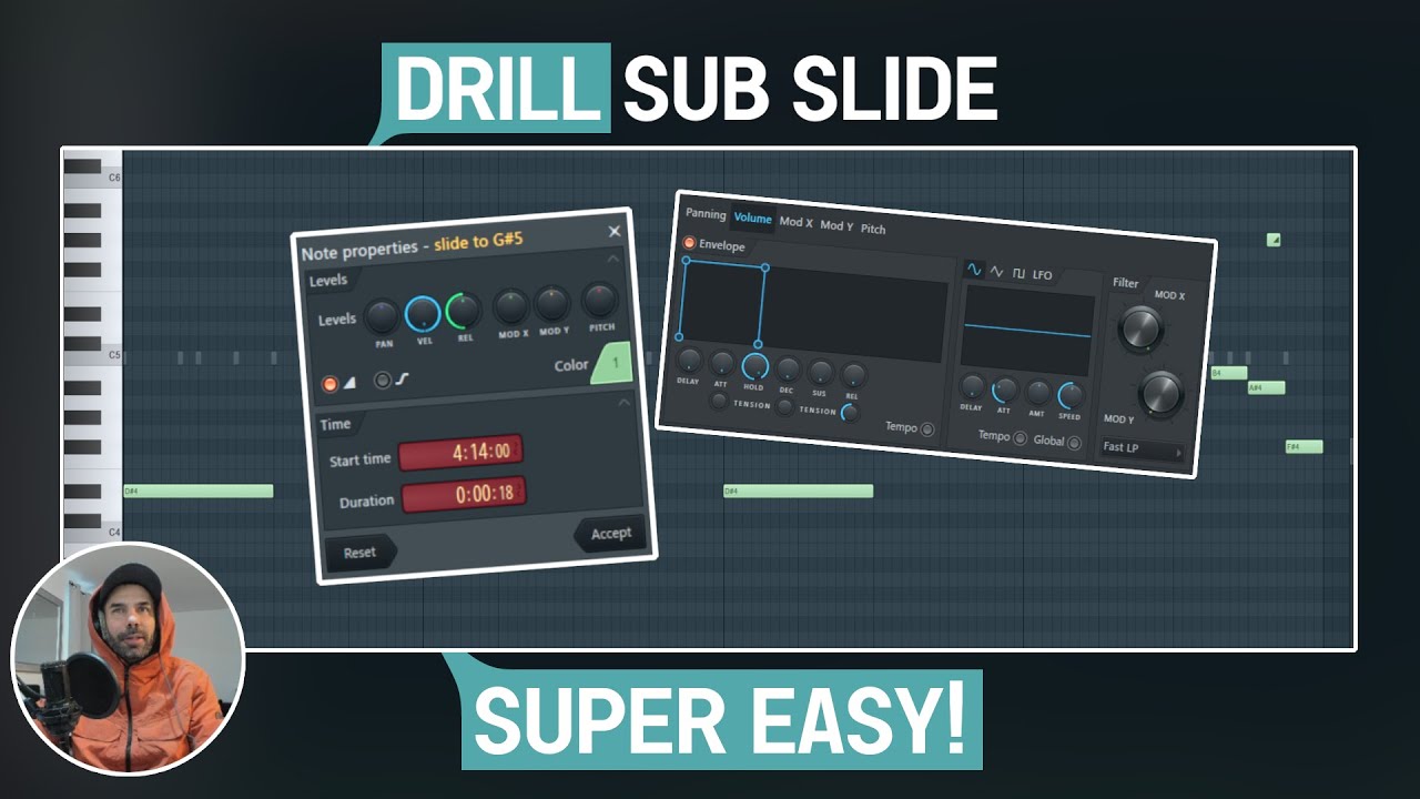 Uk Drill 808 Sub Slide Effect Is Easy Fl Studio Tutorial Youtube