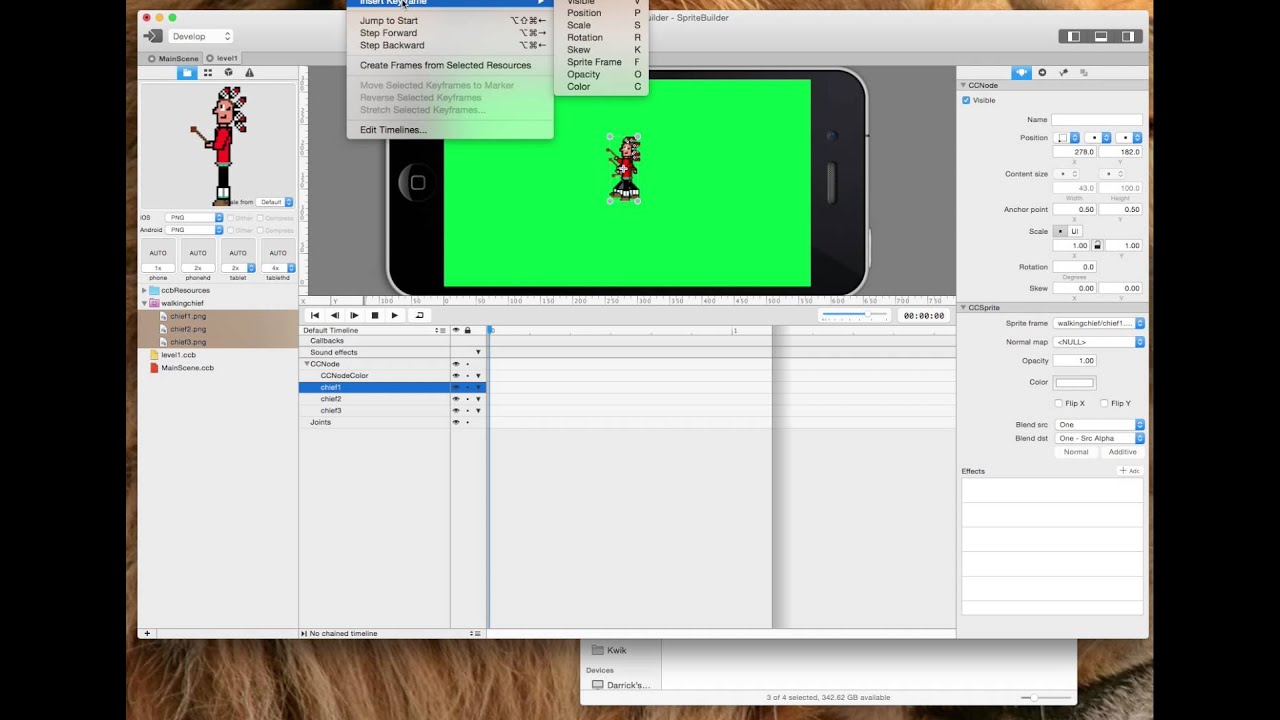 Spritebuilder Animation Tutorial Youtube