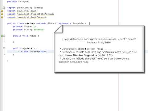 Reloj En Java Youtube