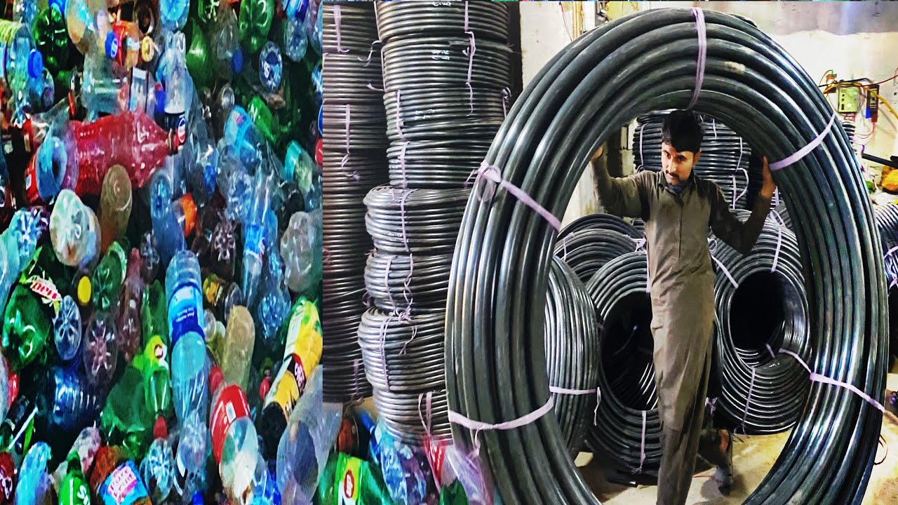 How Recycling Millions Waste Plastic Bottles Convert Into Pvc Pipe Roll