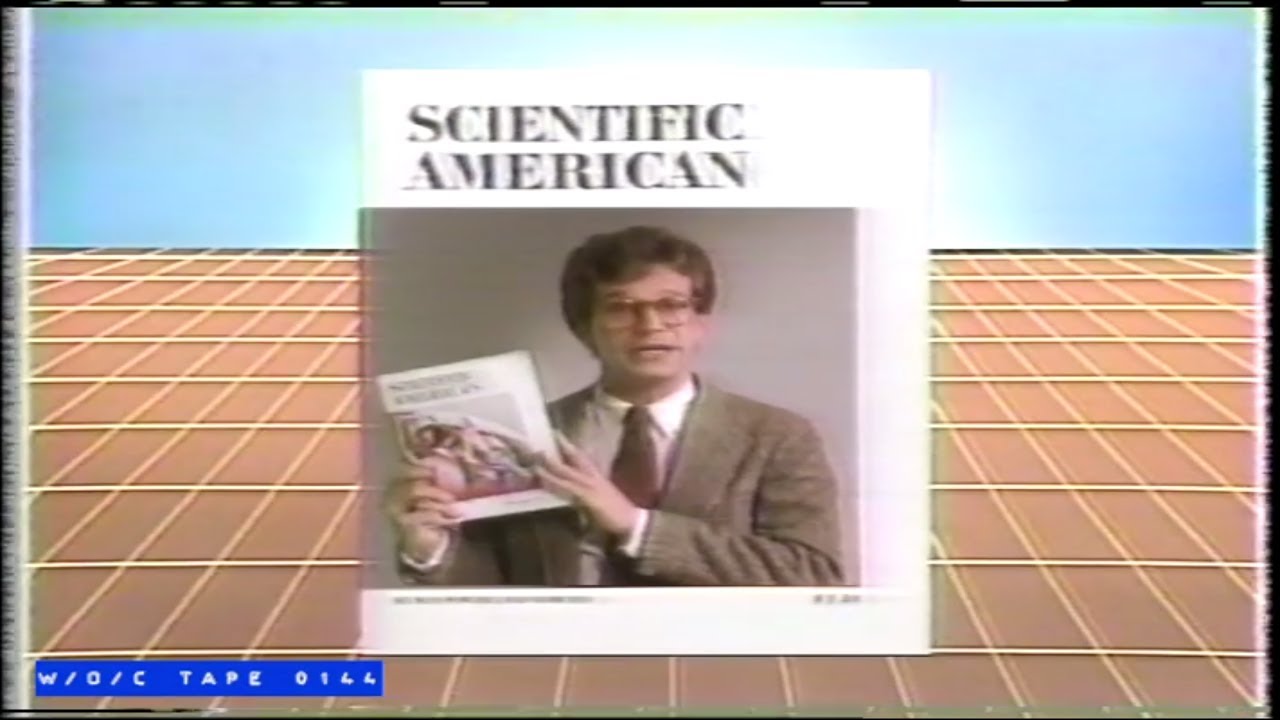 Scientific American Subscription Commercial 1986 Youtube