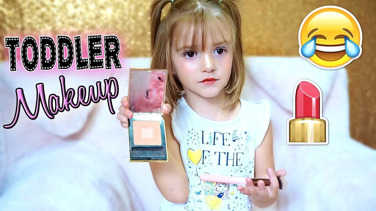 A Toddlers Makeup Tutorial Hilarious Youtube