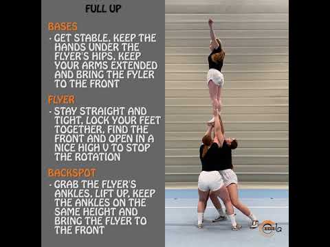 Full Up Instructional Video Cheerleading Group Stunts Youtube