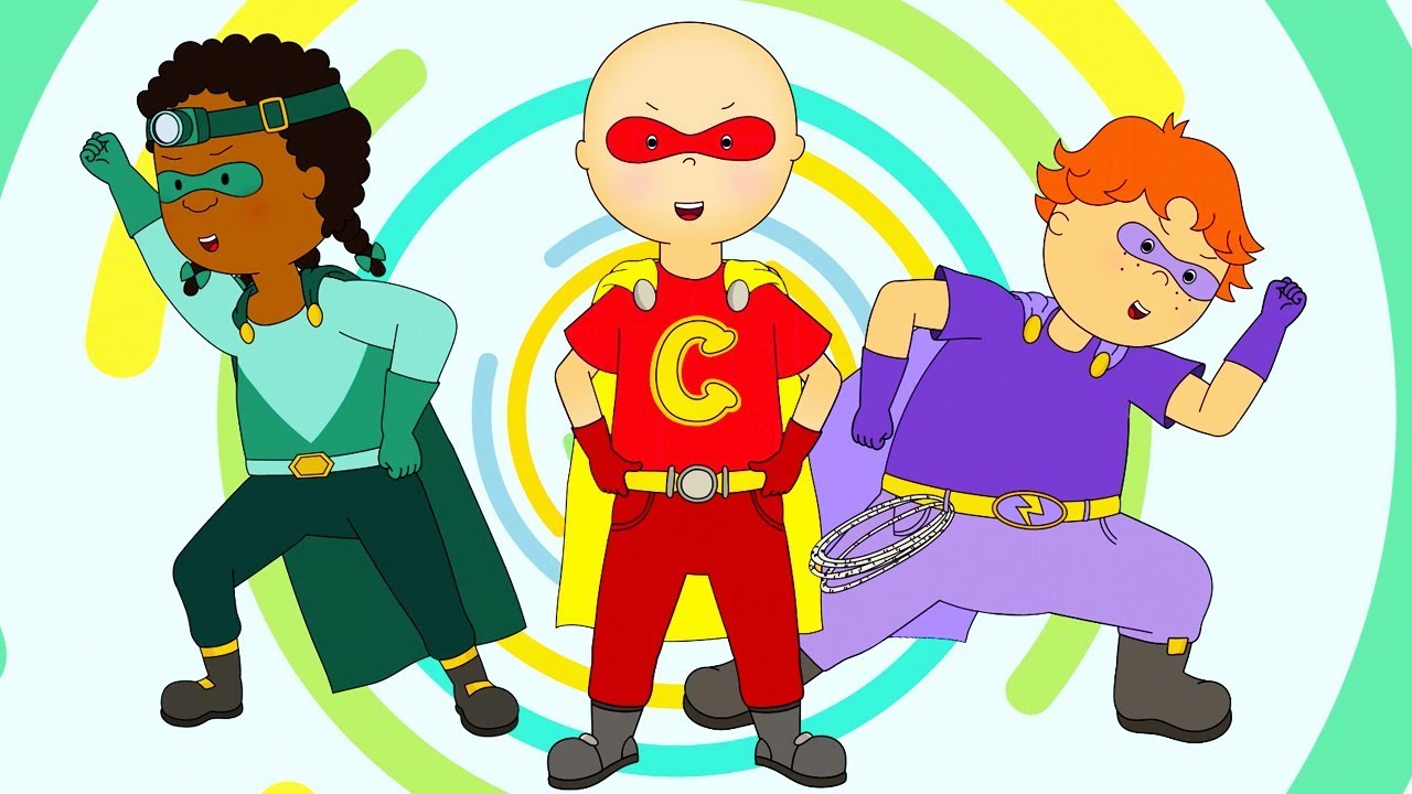 Caillou En Español Castellano Caillou Superhéroes Dibujos