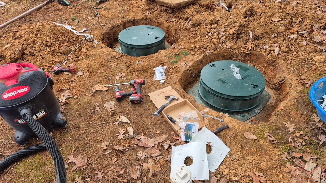 Diy Adding Septic Tank Riser Start To Finish Youtube