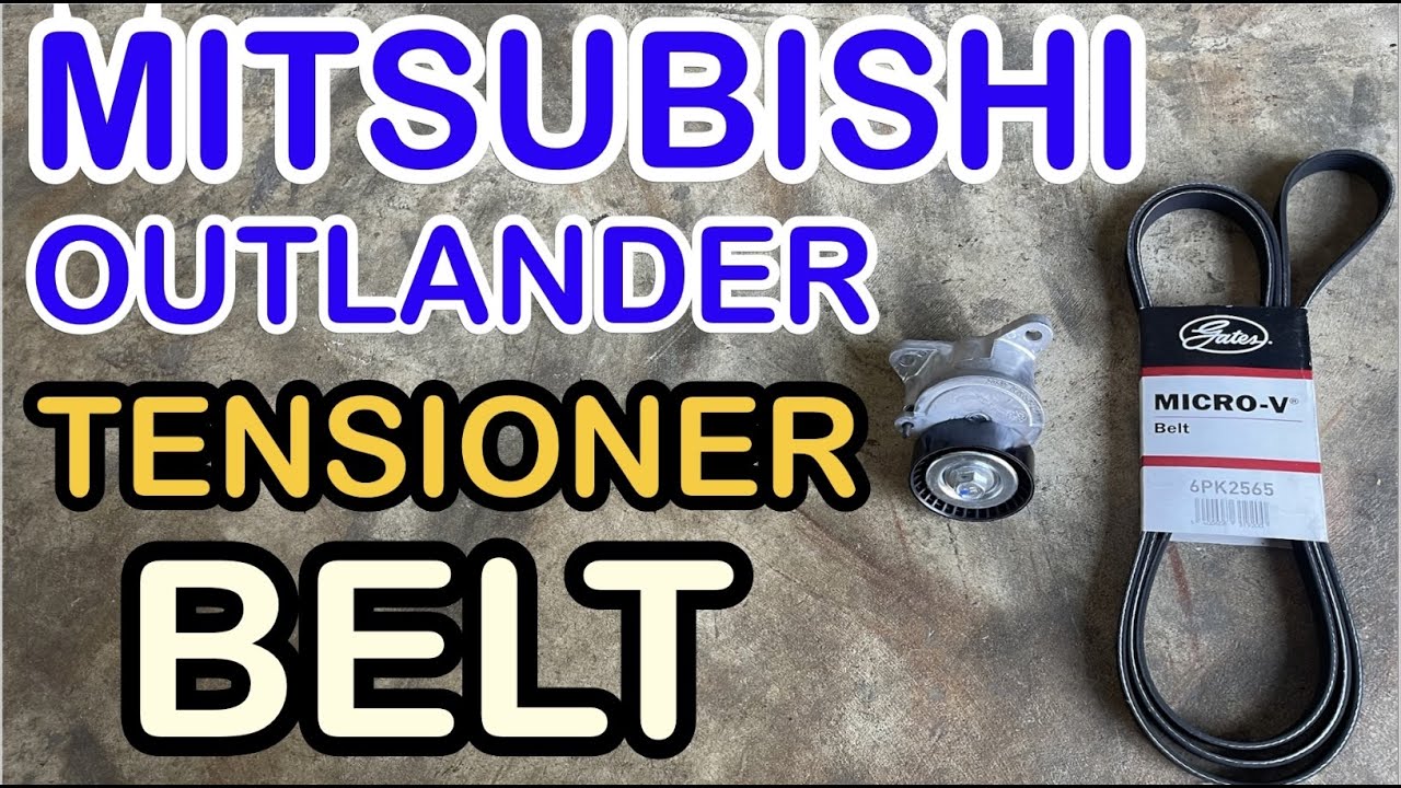 How To Replace Belt Tensioner Mitsubishi Outlander Youtube
