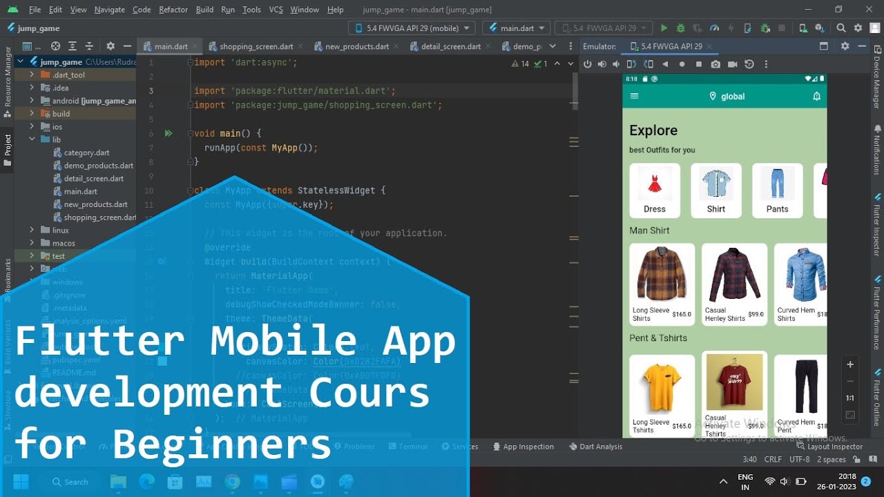 Mobile App Development Course For Beginners Flutter Tutorial 3