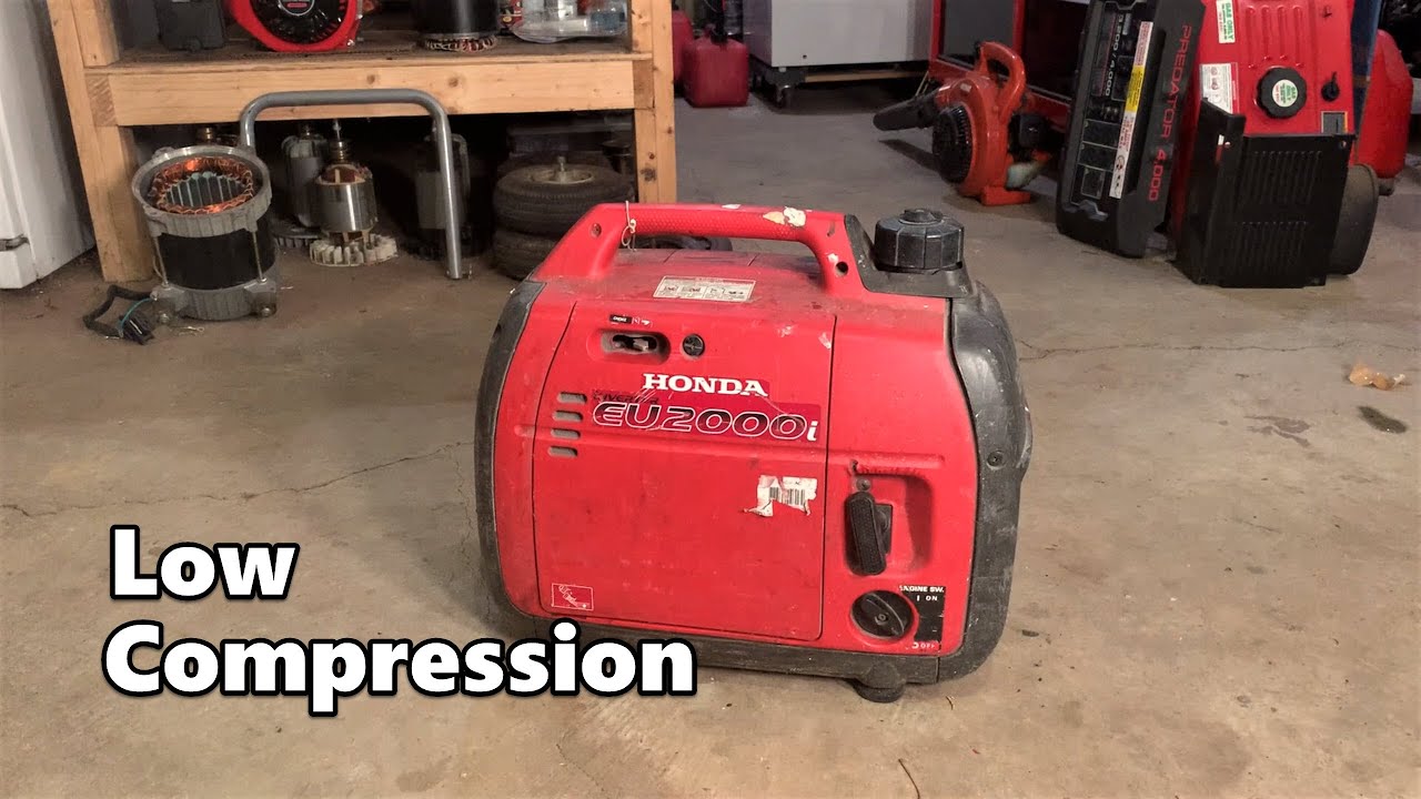 Honda Eu2000i Tear Down And Fix Low Compression Youtube