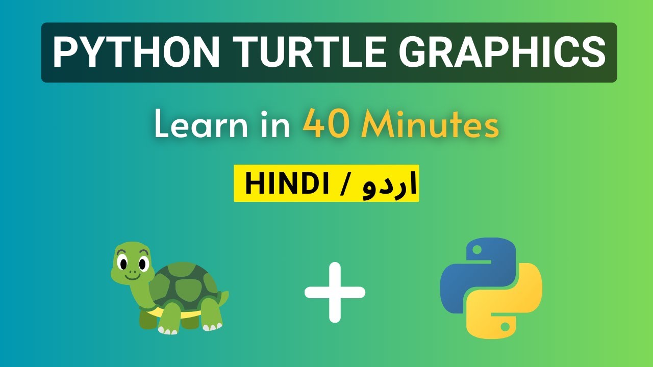 Python Turtle For Beginners Part 1 Python Turtle Graphics Python