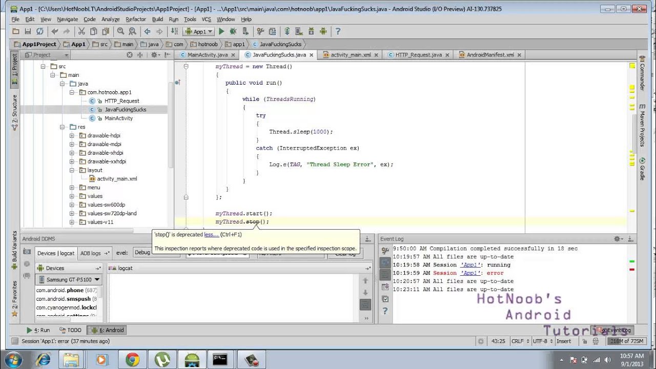 What Is Thread In Android Studio At Ernest Stockton Blog