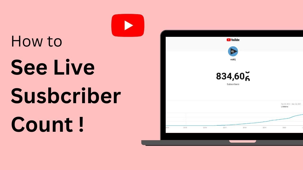 How To See Live Subscriber Count On Youtube Live Subscriber Count