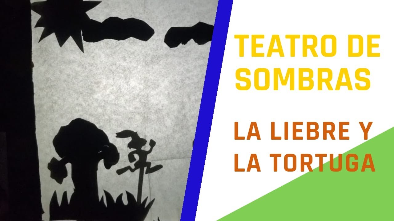 Hacer Teatro De Sombras Para Niños La Liebre Y La Tortuga Youtube