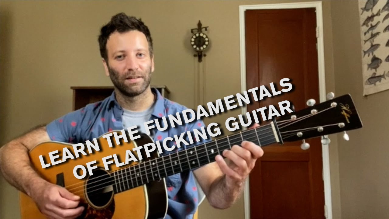 How To Flatpick Acoustic Guitar Lesson Chords Tabs