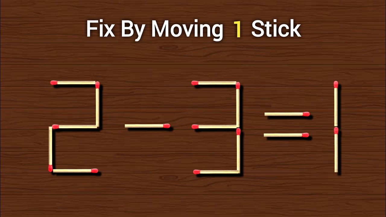 Dustpan Matchstick Puzzle At Ana Means Blog