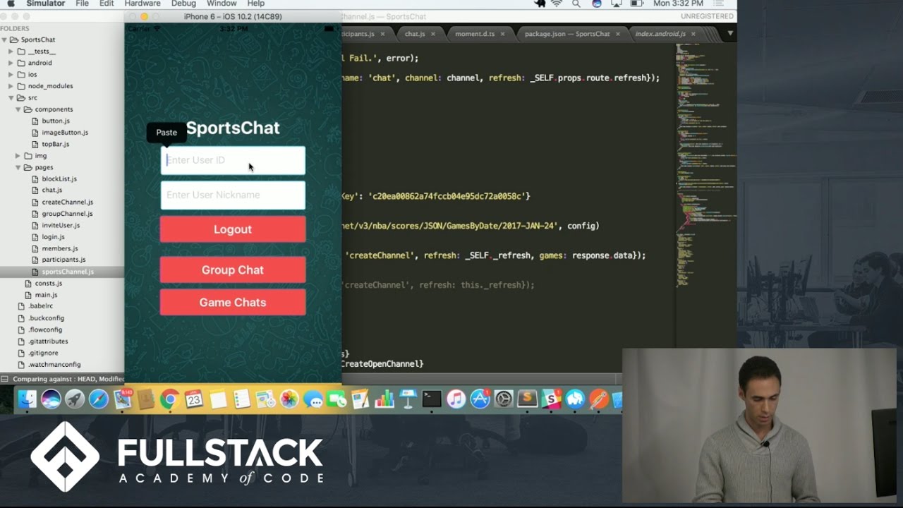 Stackathon Presentation Sportschat Youtube