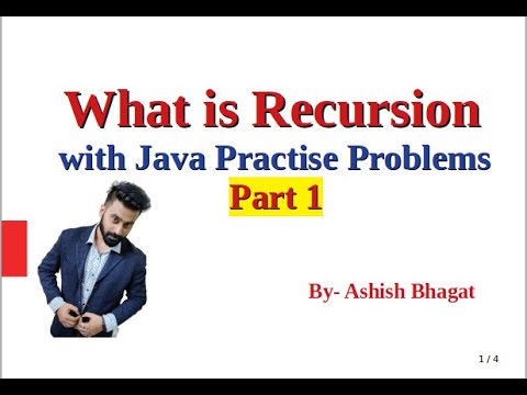What Is Recursion With Java Practice Recursion Problems Part 1 Youtube