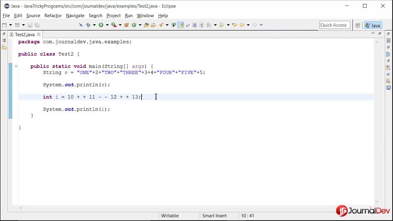 Java Tricky Program 10 Operator Precedence Youtube