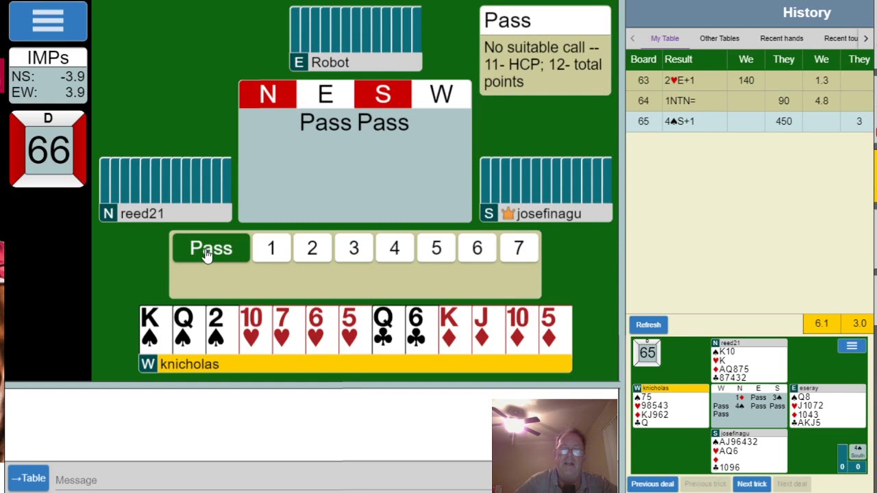 Learning Bridge 10 Hands Sayc With Commentary Youtube