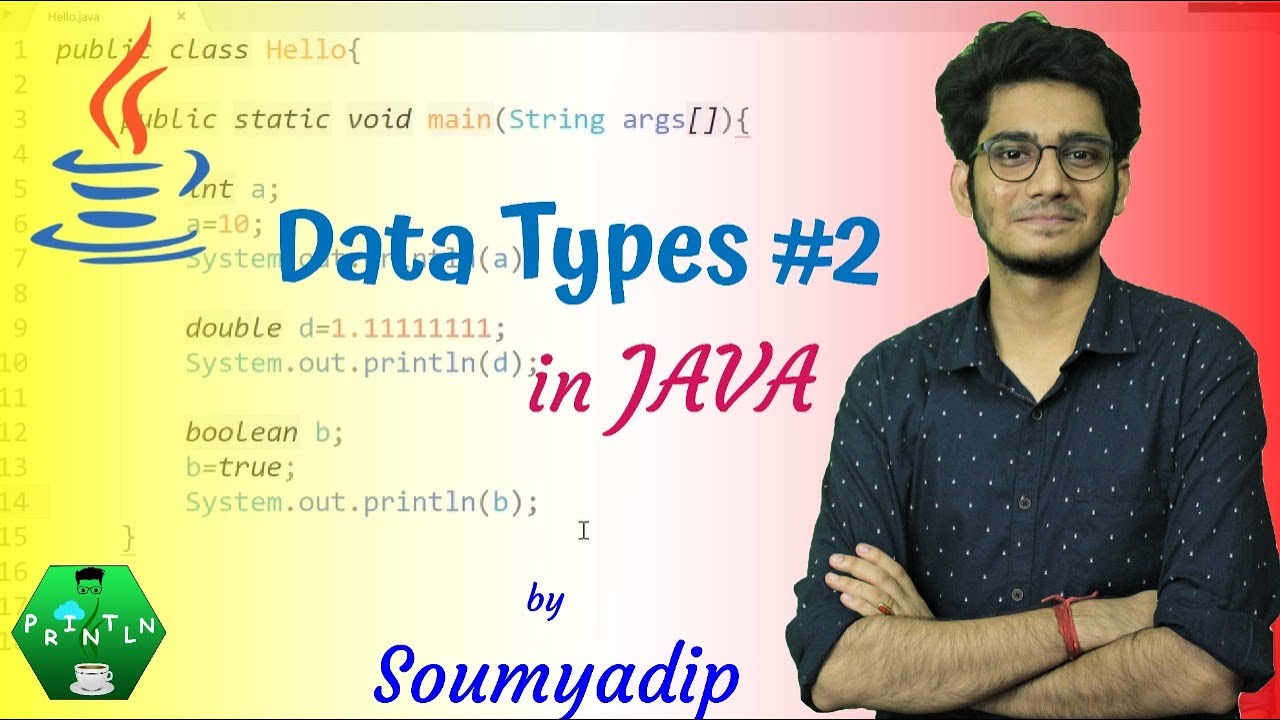 1 2 Datatype In Java Part 2 Coding Println Youtube