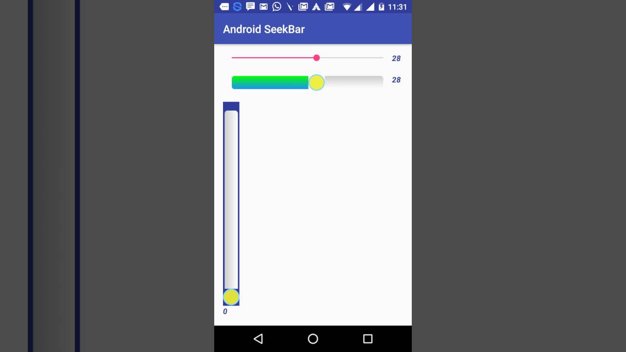 Android Seekbar Customization Usage Youtube