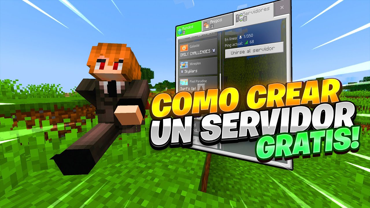 Cmo Hacer Un Servidor Para Minecraft Bedrock Gratis