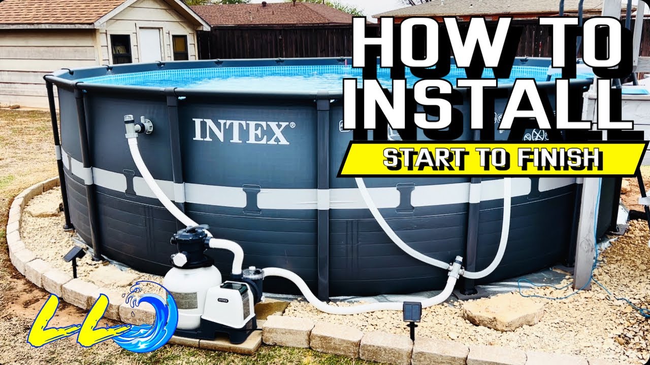 18 Intex Pool Installation How To Install A Intex Pool Youtube
