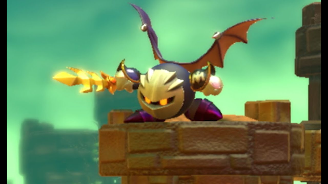 Kirby Star Allies Meta Knight Boss Fight Youtube
