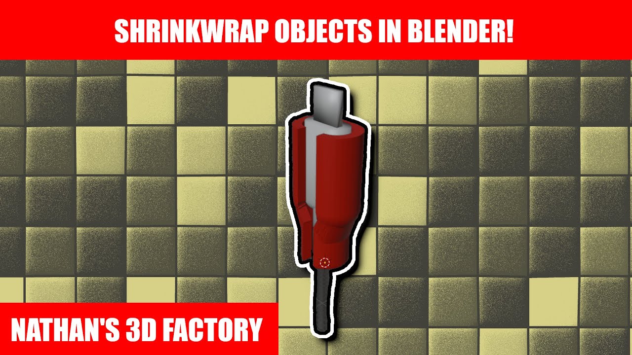 Blender Tutorial Shrinkwrap Modifier Nathan S 3d Factory Youtube