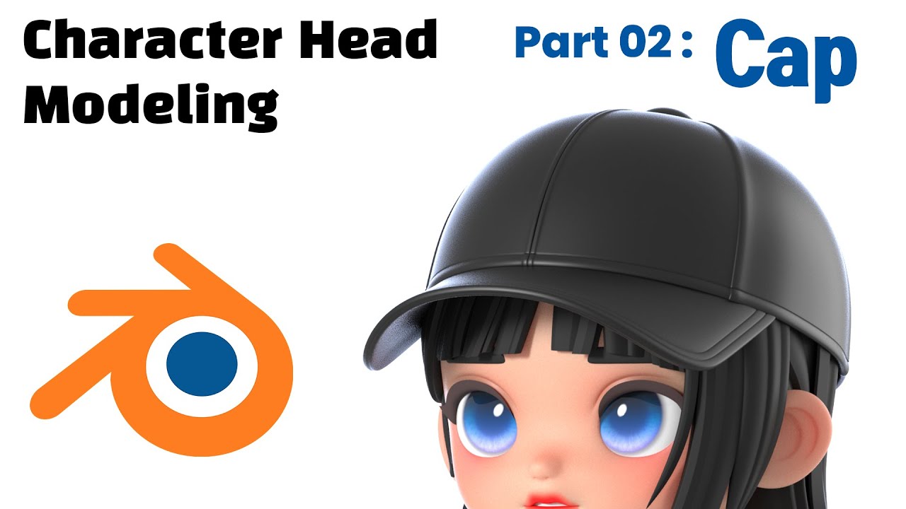 Blender Head Modeling Tutorial 02 Cap Youtube