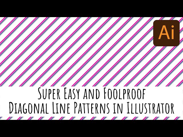 Diagonal Line Pattern Illustrator
