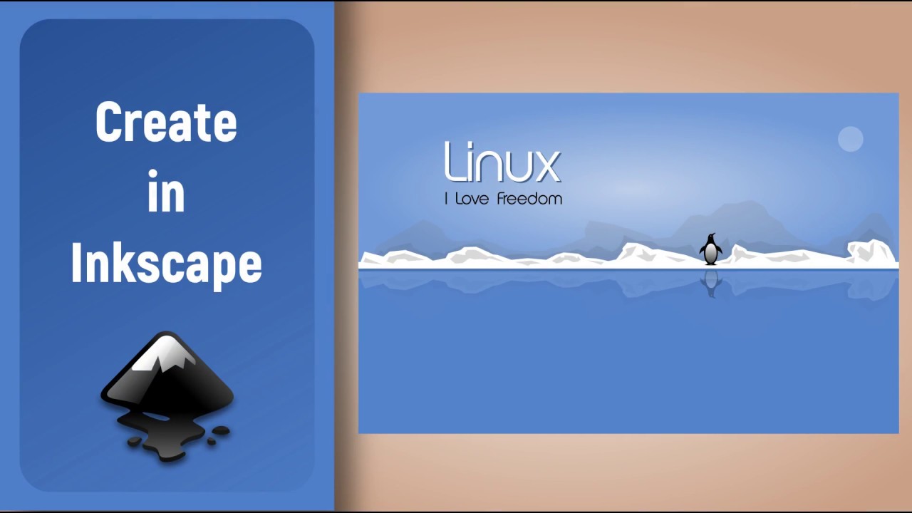 Inkscape Speed Art Wallpaper For Linux User Youtube