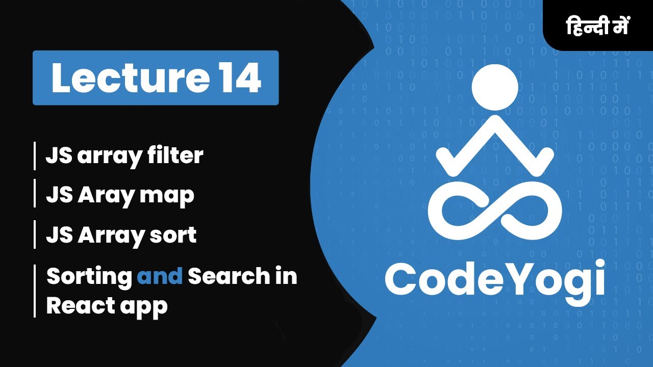 Lecture 14 Js Array Filter Js Array Map More Hindi Coding For