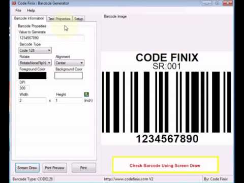 Barcode Generator Version 2 0 Youtube