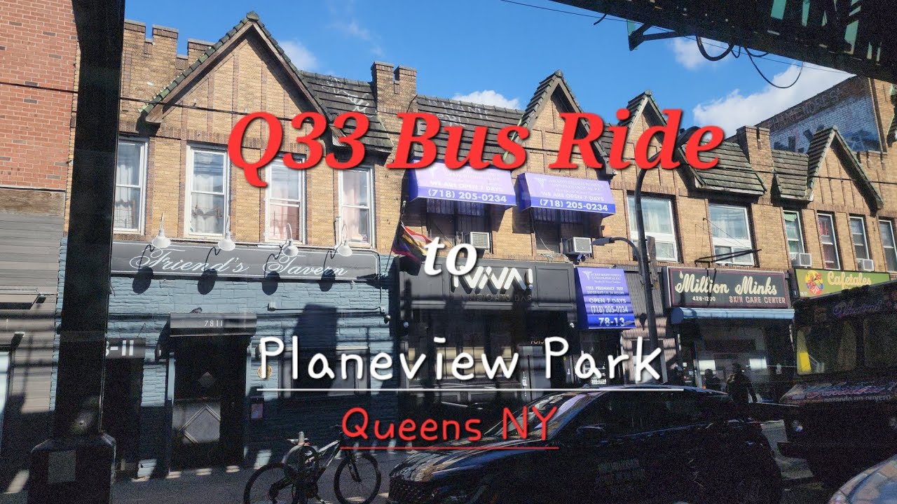 Bus Ride On The Q33 To La Guardia Plane Viewing Area 03 16 2024 Youtube