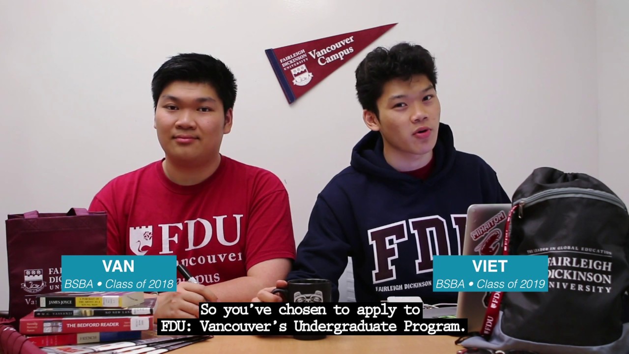 Applying To Fdu Vancouver Undergraduate Programs Youtube